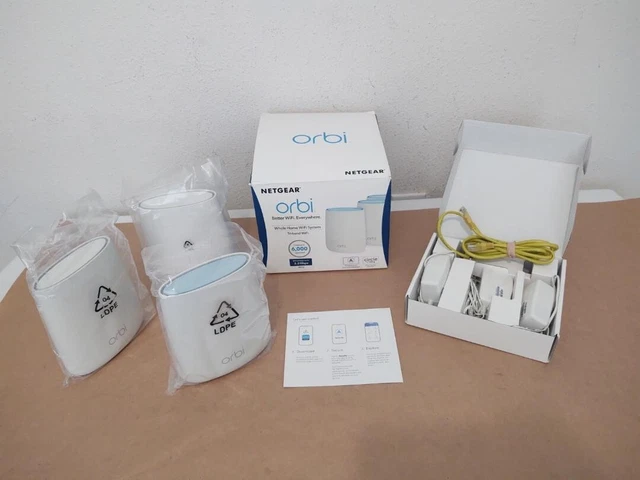 NETGEAR ORBI RBK23 Whole Home AC2200 Tri-band WiFi System $119.95 ...