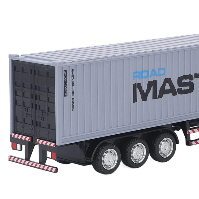 CONTAINER TRUCK TOY Model Pull Back Detachable Realistic Large Alloy ...