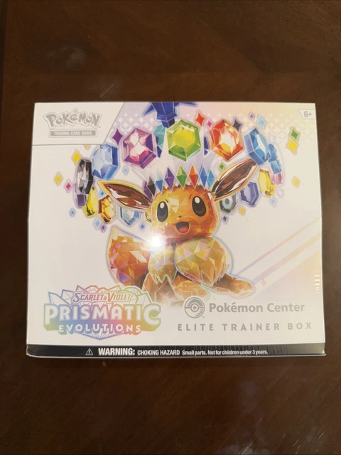 POKEMON CENTER EXCLUSIVE TCG Prismatic Evolutions Elite Trainer Box ETB ...