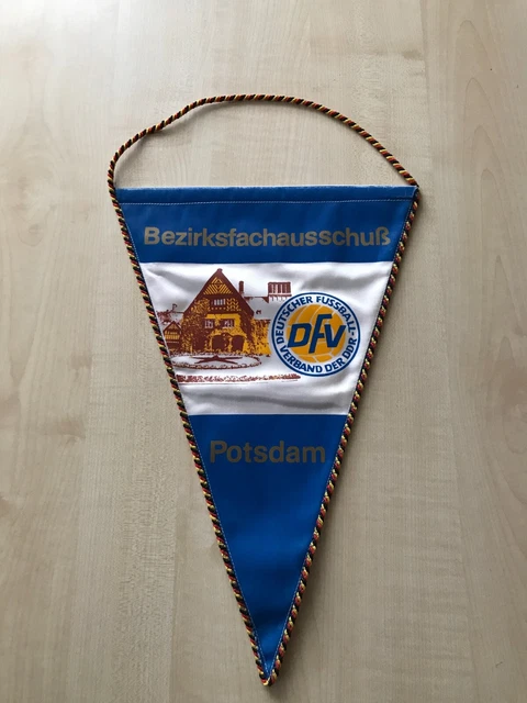 WIMPEL/PENNANT DFV BEZIRKSFACHAUSSCHUSS POTSDAM-DDR Nationalmannschaft ...