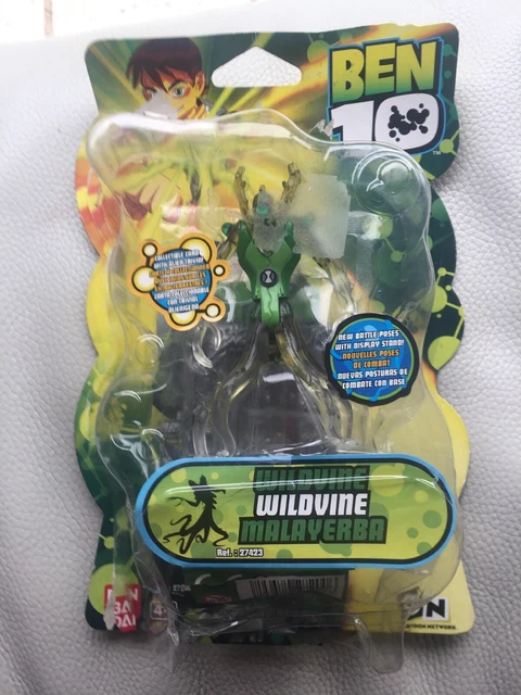 RARE SEALED BEN 10 Action figure Alien Force Collection Wildvine ...