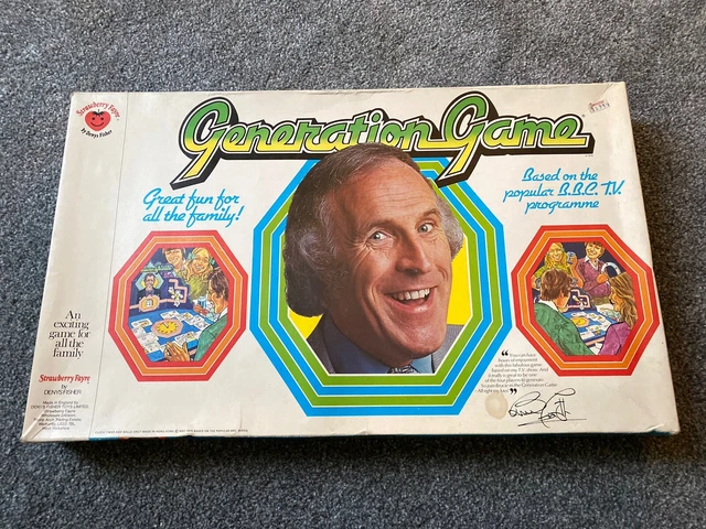 BBC GENERATION GAME, Bruce Forsyth , Strawberry Fayre Denys Fisher ...