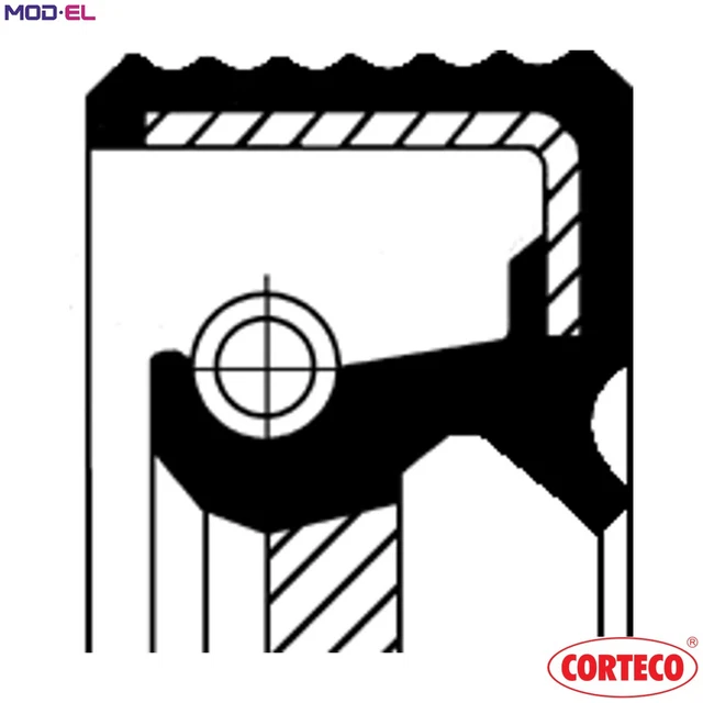 SHAFT SEAL TRANSFER CASE 01034874B FOR ALFA ROMEO 939 A9.000 2.4L 5cyl ...