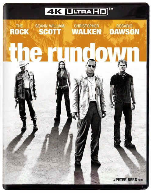 THE RUNDOWN 4KUHD 4K UHD (4K UHD Blu-ray) Christopher Walken Dwayne ...