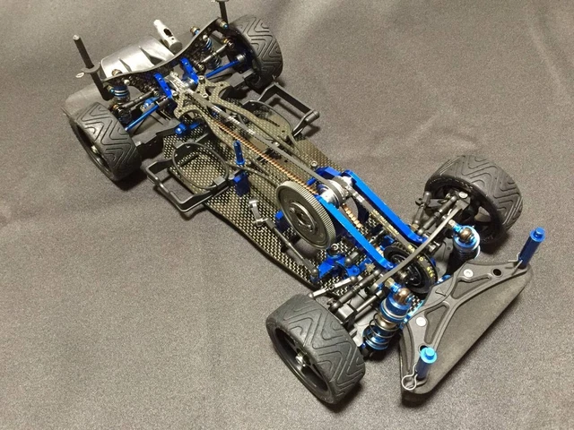 1/10 SCALE D-LIKE RE-R (Blue Anodized) with Drift Tires ARD COMET D ...