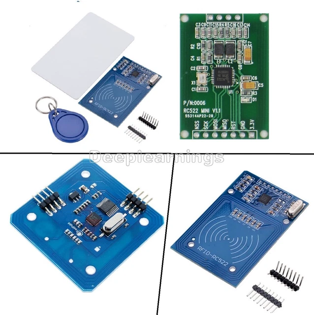 RFID RC522 13.56MHZ Module/Unit I2C/SPI Proximity Module Reader IC S50 ...