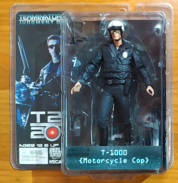 REEL TOYS NECA Terminator 2 Jiudgment Day T-1000 Motorcycle Cop EUR 35 ...