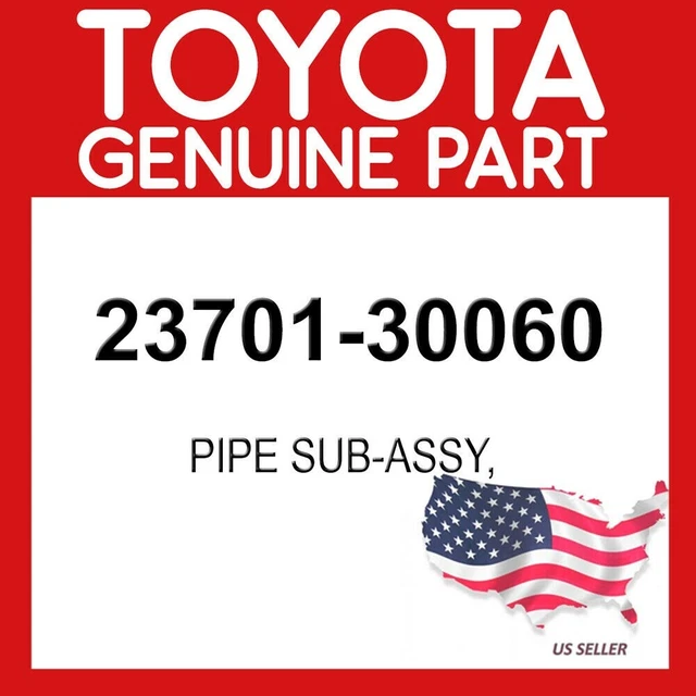 TOYOTA GENUINE 23701-30060 Pipe Sub-Assy, Injection, No.1 Oem ...