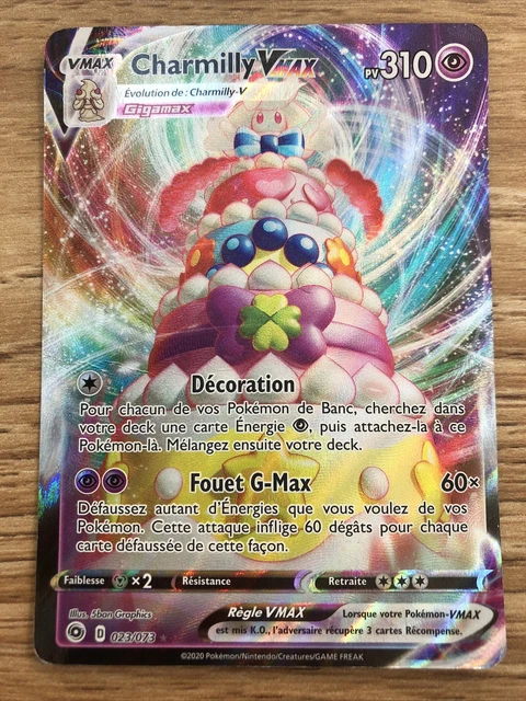 CARTE POKÉMON CHARMILLY Vmax 023/073 EB3.5 La Voie du Maître EUR 10,99 ...