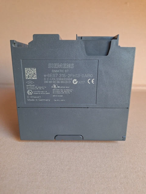 SIEMENS SIMATIC S7 6ES7 315-2FH13-0AB0 CPU315F-2PN/DP incl. memoria MMC ...