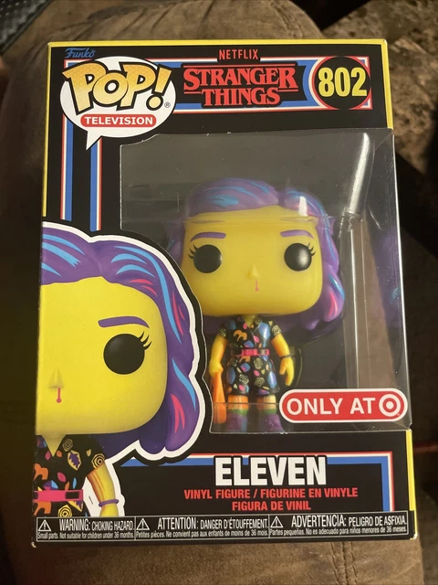 FUNKO POP TELEVISION Netflix Stranger Things Eleven 802 Black Light £16.81 - PicClick UK
