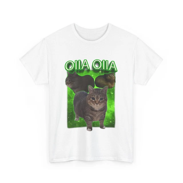 CAT MEME T-SHIRT, Oiia Oiia Spinning Cat Meme Women Men Funny Shirt $22 ...