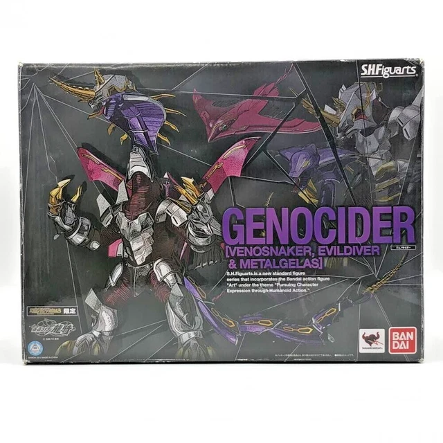 BANDAI TAMASHII WEB S.H.Figurines Masked Kamen Rider Ryuki Genocider Figurine EUR 261,28 ...
