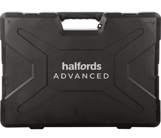 HALFORDS ADVANCED 200 Piece Chrome Socket & Ratchet Spanner Set NEW ...