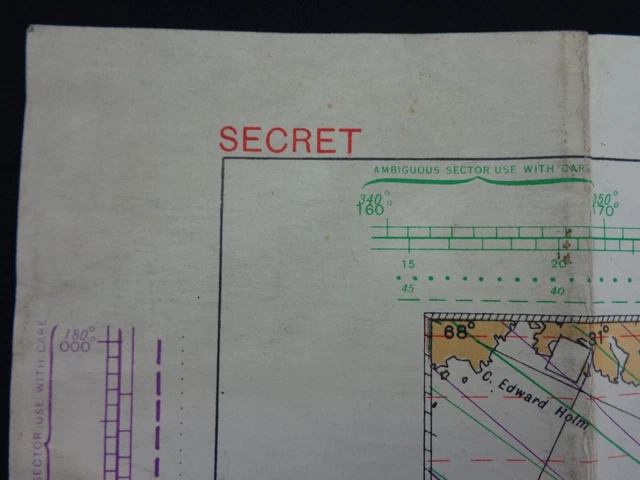 WW2 RAF WING COMMANDER'S "SECRET" map for "SPECIAL OPERATIONS EXECUTIVE ...