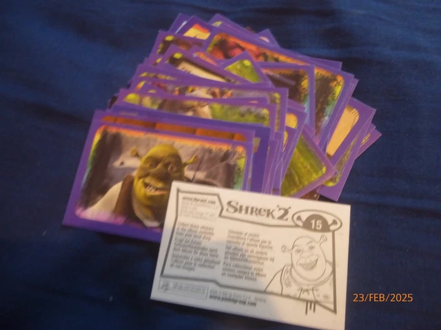 PANINI STICKER ALBUM Shrek 2 45 stickers £3.84 - PicClick UK