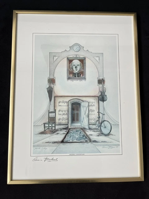 ARMIN BIRKEL METALLIC Collage "Clown und Violine" EUR 25,00 - PicClick DE