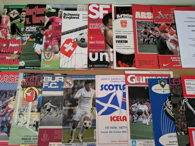 FOOTBALL PROGRAMMES X 20. Various. LOOK!! £3.84 - PicClick UK