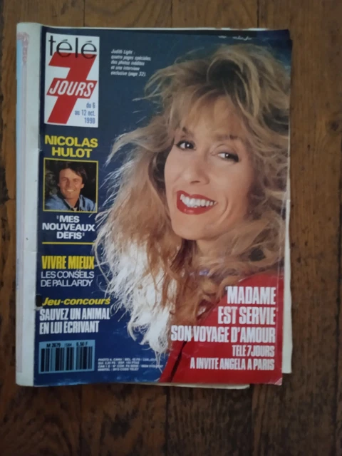 MAGAZINE TÉLÉ 7 jours de 1990 - Judith Light, Madame est servie EUR 5 ...