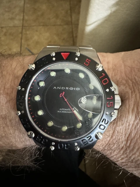 ANDROID DIVEMASTER ENFORCER Swiss Automatic Watch AD903 ETA 2824 EUR ...