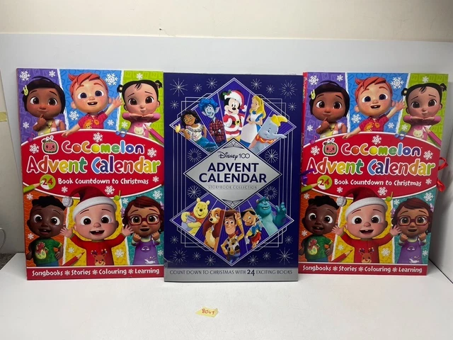 DISNEY ADVENT CALENDAR Storybook Collection + Cocomelon Countdown Book ...