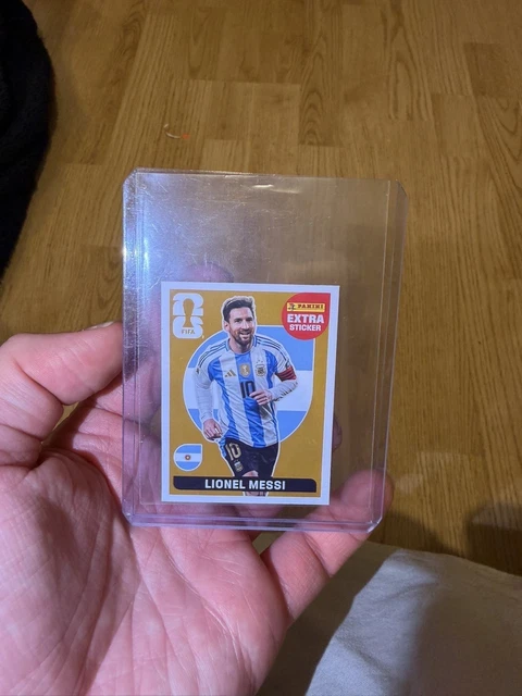 PANINI WORLD CUP 2026 Lionel Messi Extra Sticker - Gold £89.09 ...