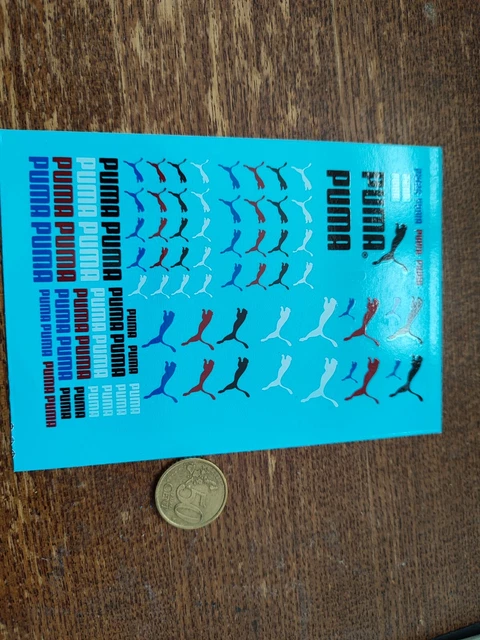 DECALCOMANIE DECALS ANCIEN Wrc Pub Rallye Logo Puma 1/24 1/18 EUR 8,00 ...