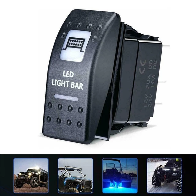 INTERRUPTEUR DE BARRE D CLAIRAGE LED LUMI RE Blanche POUR CAN AM MAVERICK X3 EUR 7,85 - PicClick FR