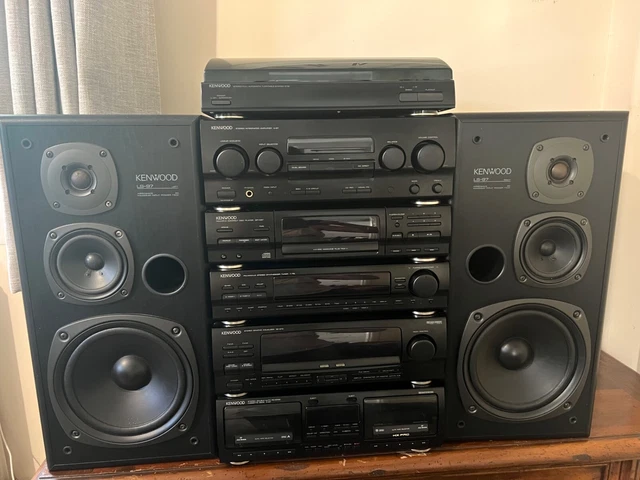COMPLETE KENWOOD A-97 Stereo Stack HiFi Separates System with Speakers ...