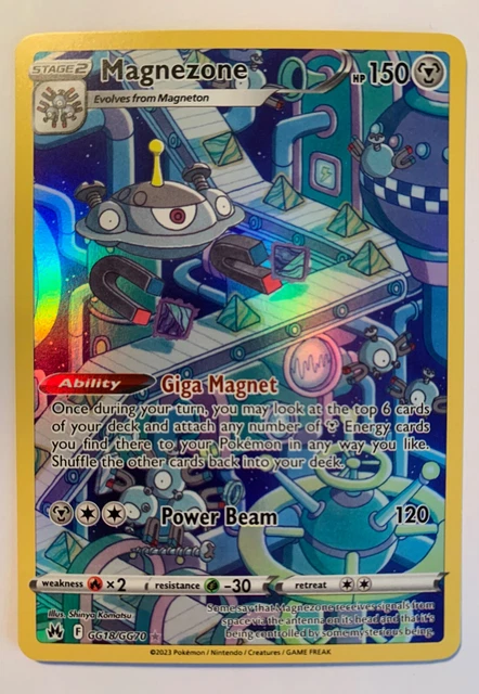 POKEMON CROWN ZENITH - MAGNEZONE - GALARIAN GALLERY GG18/GG70 NM/M! $4. ...
