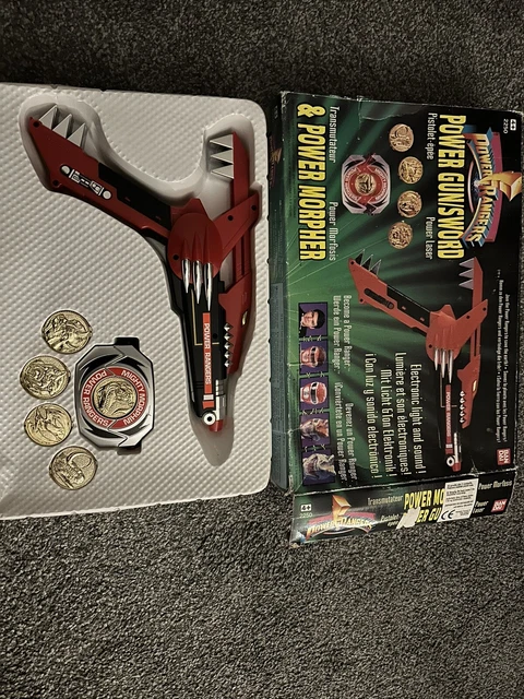VINTAGE BANDAI MIGHTY Morphin Power Rangers Power Gun Sword & Morpher ...