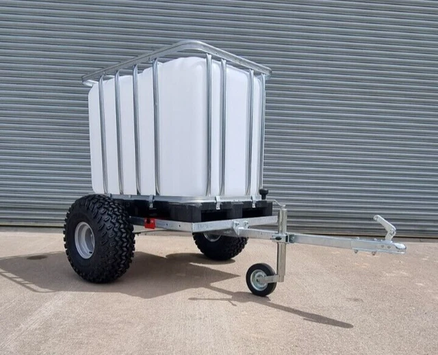 IBC TRAILER ATV/ Tractor Water bowser/ Equestrian/ Sheep/ Cattle ...