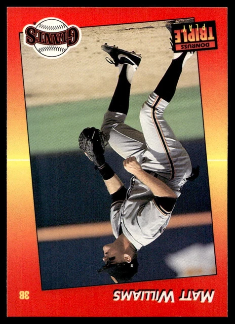 MATT WILLIAMS #4 1992 Triple Play Giants de San Francisco EUR 1,67 ...