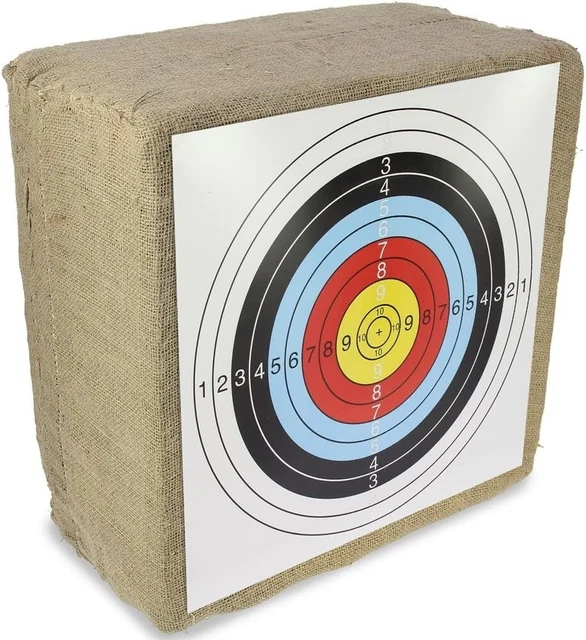 COMPACT CROSSBOW ARCHERY Shooting Target 50x50 x 27cm Heavy Duty ...