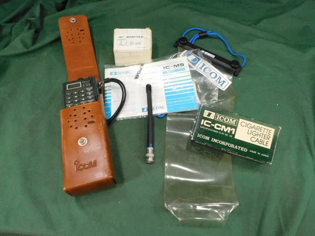 VINTAGE ICOM MODEL IC-M5 Hand Held VHF MARINE / RADIO / TELEPHONE ...