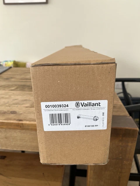 VAILLANT STANDARD HORIZONTAL Flue Kit (0010039324) - BRAND NEW BOXED. £ ...