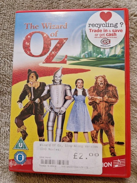THE WIZARD OF Oz DVD (2001) Judy Garland, Vidor (DIR) cert U £0.84 ...