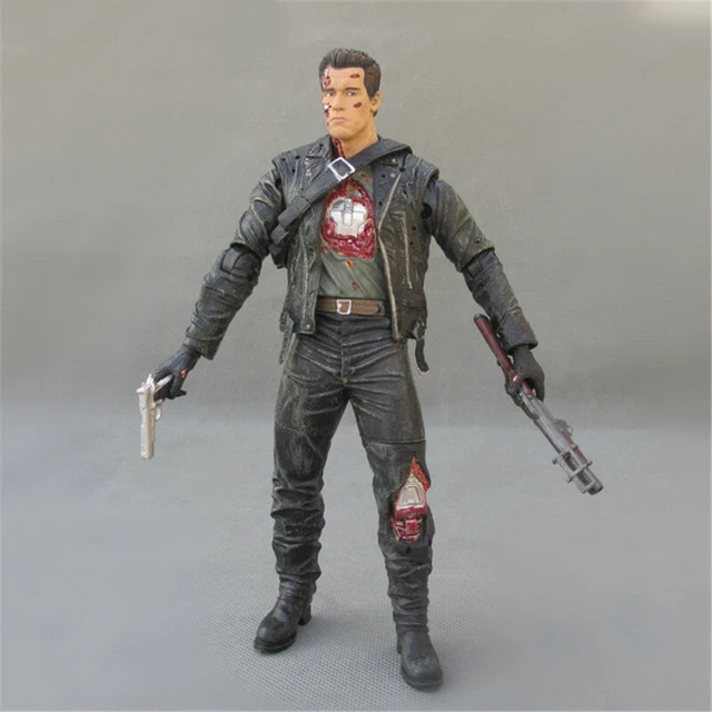 THE TERMINATOR T-800 Arnold Schwarzenegger PVC Action Figure Model Toy ...