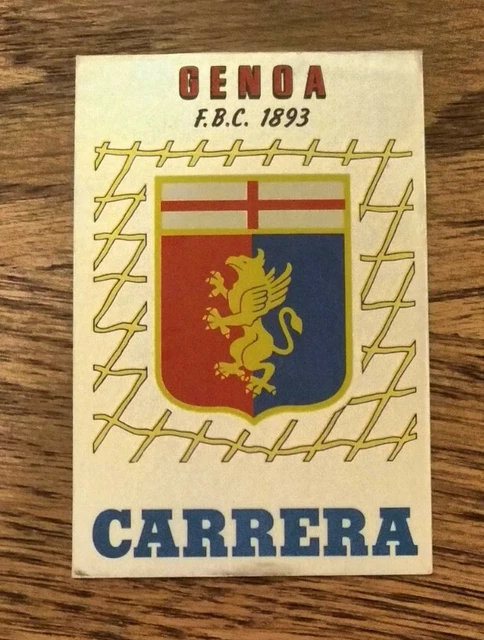 CALCIATORI PANINI 1984-85 SCUDETTO GENOA n.381 CON VELINA @RARA! EUR 14 ...