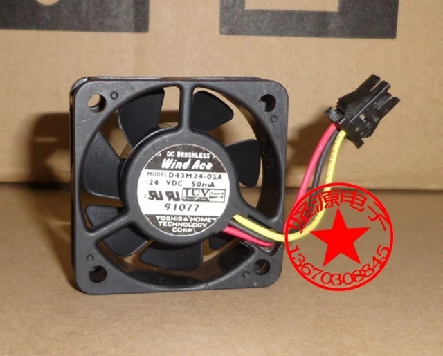 ORIGINAL 24V 50mA D43M24-02A D43M24-01A inverter G7 F7 fan #zc EUR 37 ...