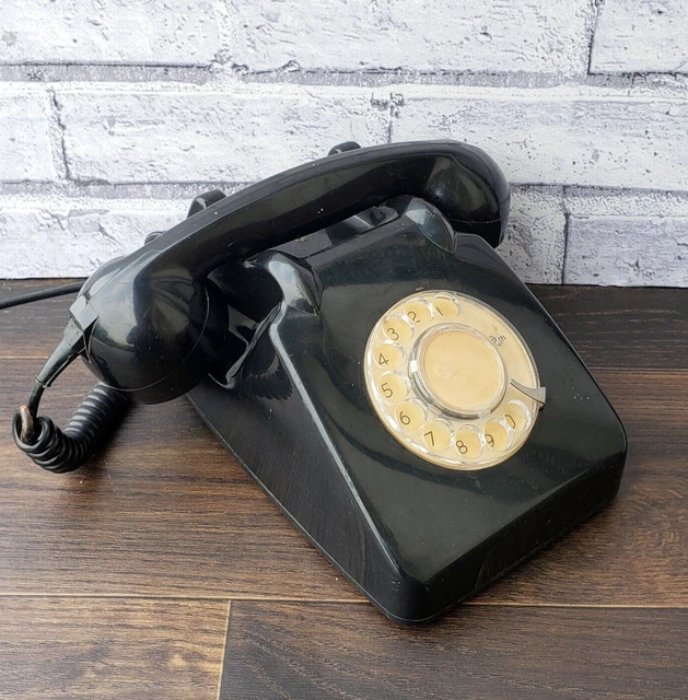 ANTIQUE COLLECTIBLE ITI Original Classic Rotary Dial Landline Vintage ...