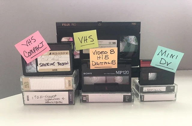 TRANSFER VHS, VHS-C, 8mm, Hi8, Digital 8, Mini DV Video Tapes To DVD ...