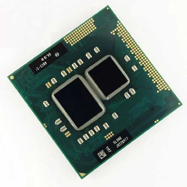 CPU 2.4GHZ I5-520M SLBNB 2 Core Mobile Processor Socket G1 rPGA988A ...