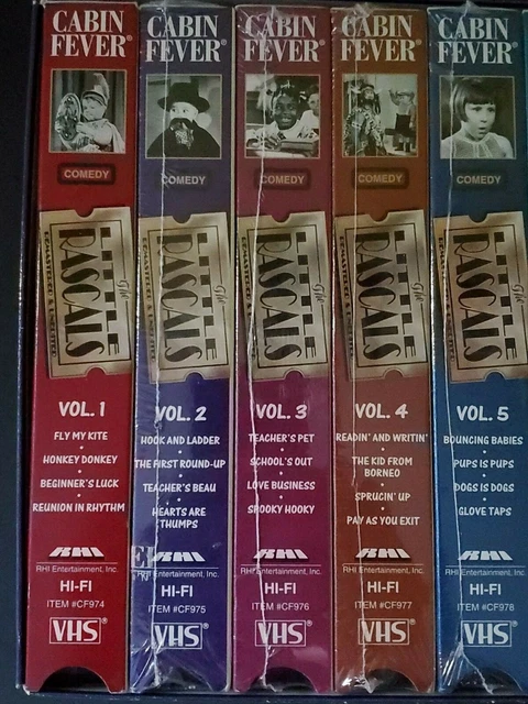 LITTLE RASCALS 1994 VHS Tapes Vol 1 - 12 Cabin Fever Complete Boxed Set ...