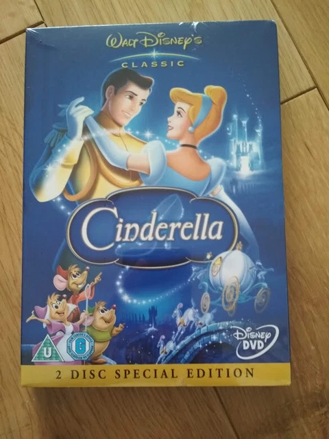 DISNEY CINDERELLA - 2 Disc Special Edition DVD Sealed UK Region 2 ...
