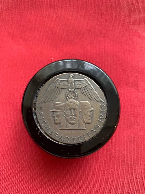 GERMAN WW2 BAKELITE Snuff Box, Nuremberg 10-16 September 1935. £105.00 ...