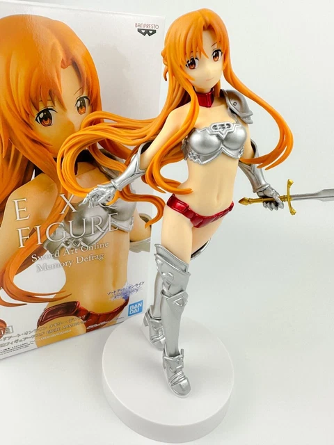 SWORD ART ONLINE Asuna Figure Bikini Armor Ver. Memory Defrag EXQ Banpresto SAO £37.90 - PicClick UK
