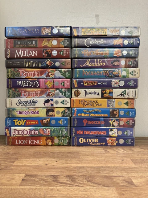 DISNEY VHS BUNDLE Job Lot Vintage Nostalgia Retro 90’s Movies £4.99 ...