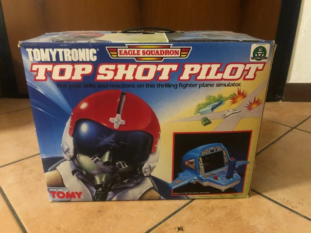 RETROGAME TOMYTRONIC TOP Shot Pilot Eagle Squadron in box Tomy vintage ...