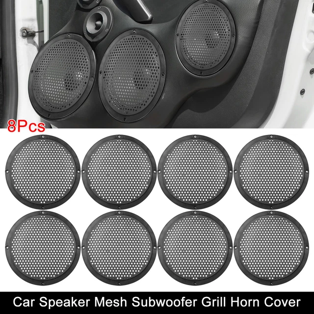 8PCS 6& CAR Audio Speaker Cover Mesh Subwoofer Grill Horn Protector ...